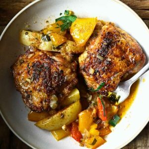 Jamie Oliver Cajun Chicken Tray Bake Recipe